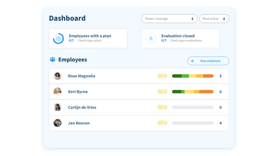 Nmbrs Perform | Performance management tool